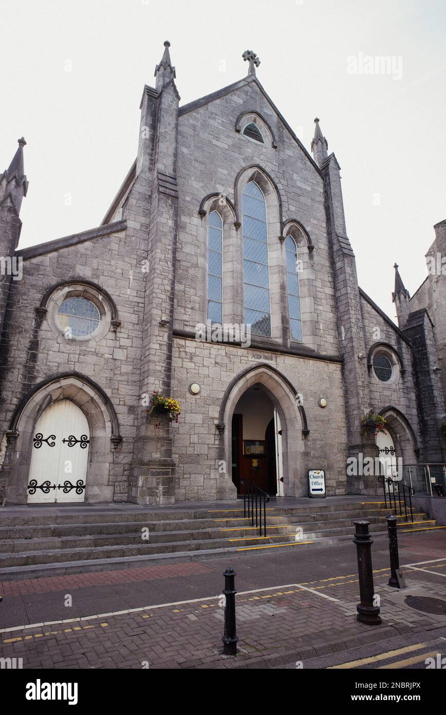 A vertical shot of St. Augustine Catholic Church in Galway, Ireland ...