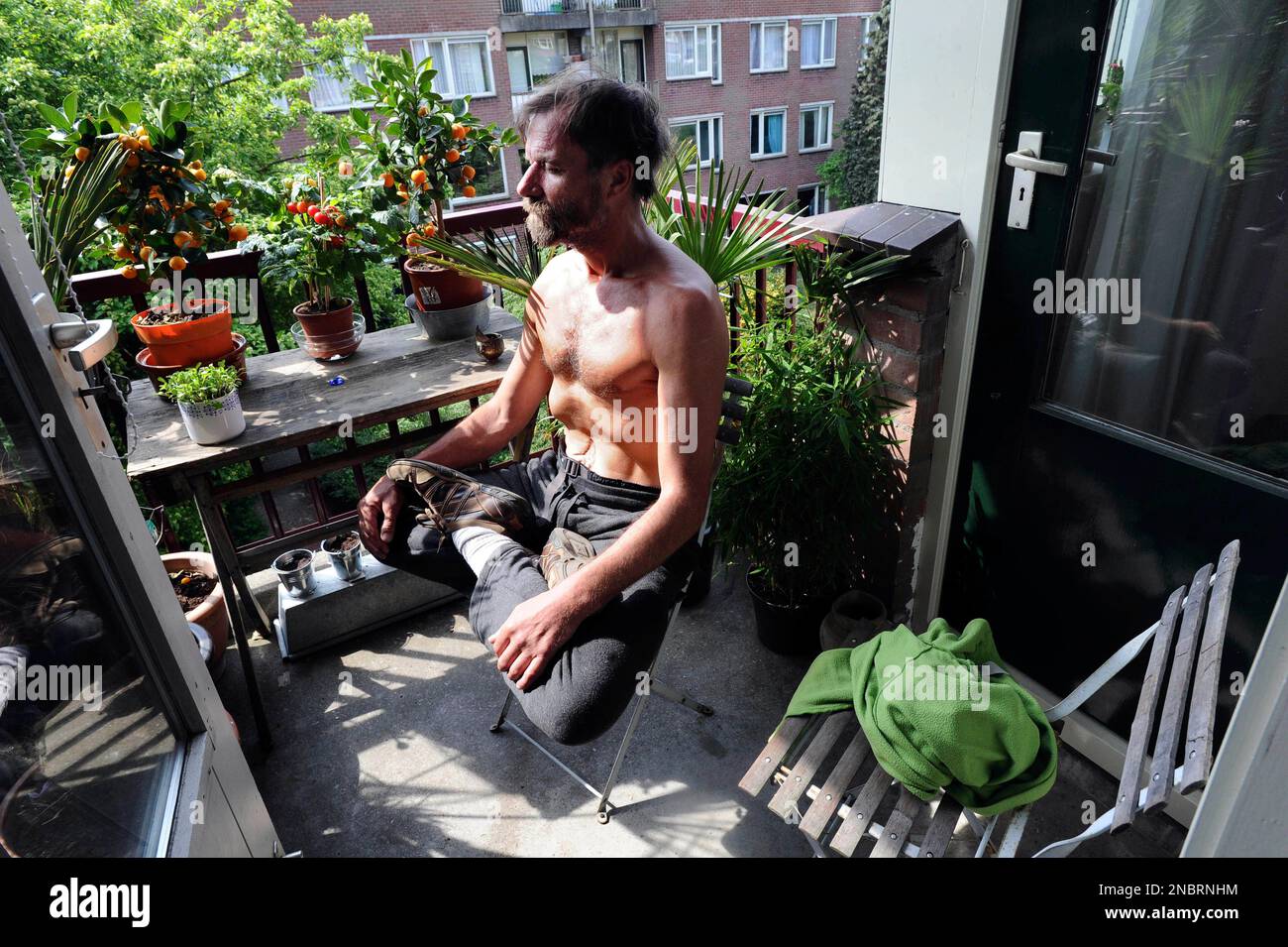 In this Wednesday, April 27, 2011 photo, Wim Hof of the Netherlands ...
