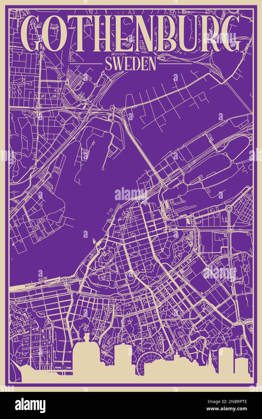 Gothenburg scenery Stock Vector Images - Alamy