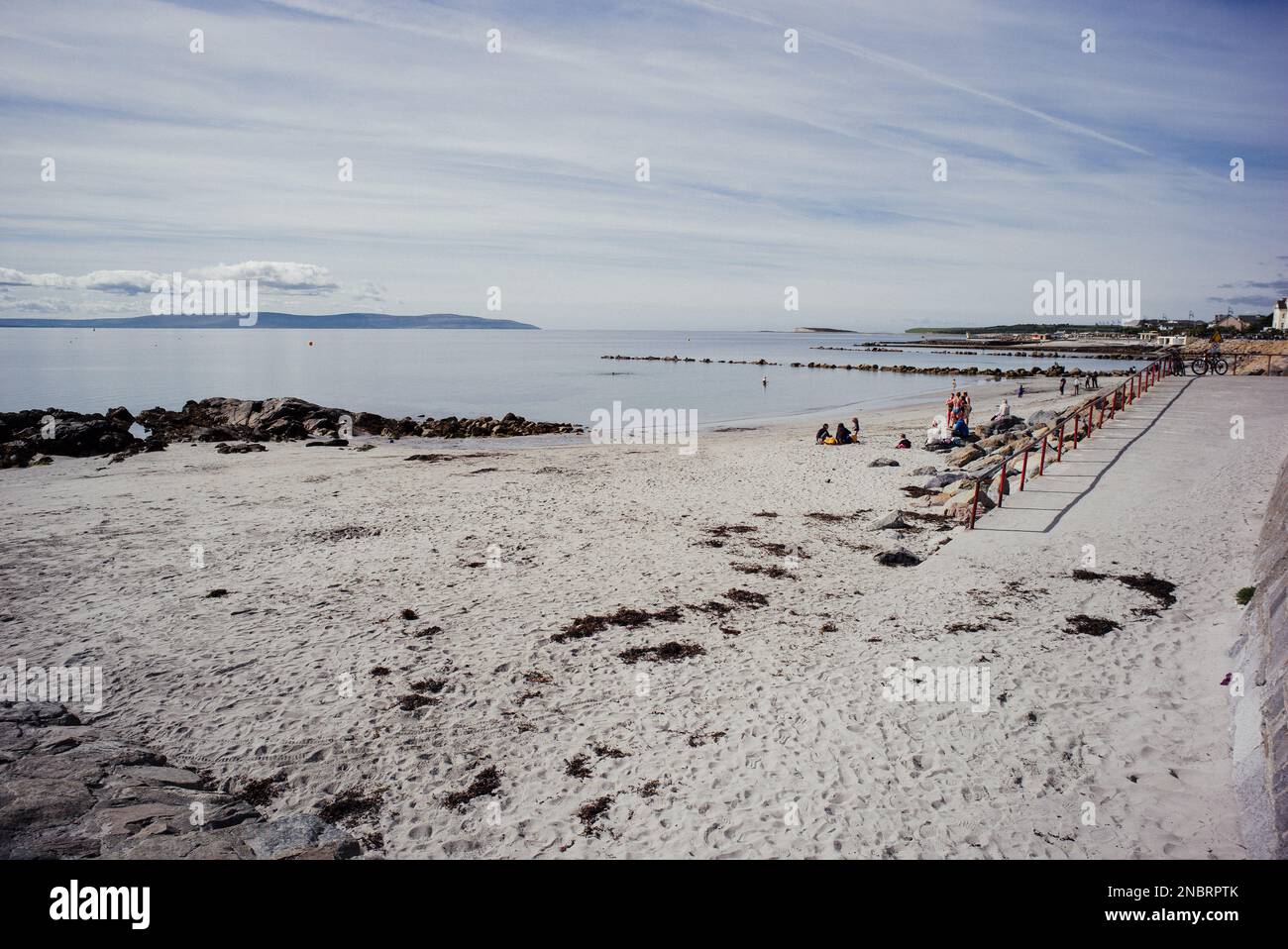 A scenic shot Salthill Beach in Galway, Ireland Stock Photo - Alamy