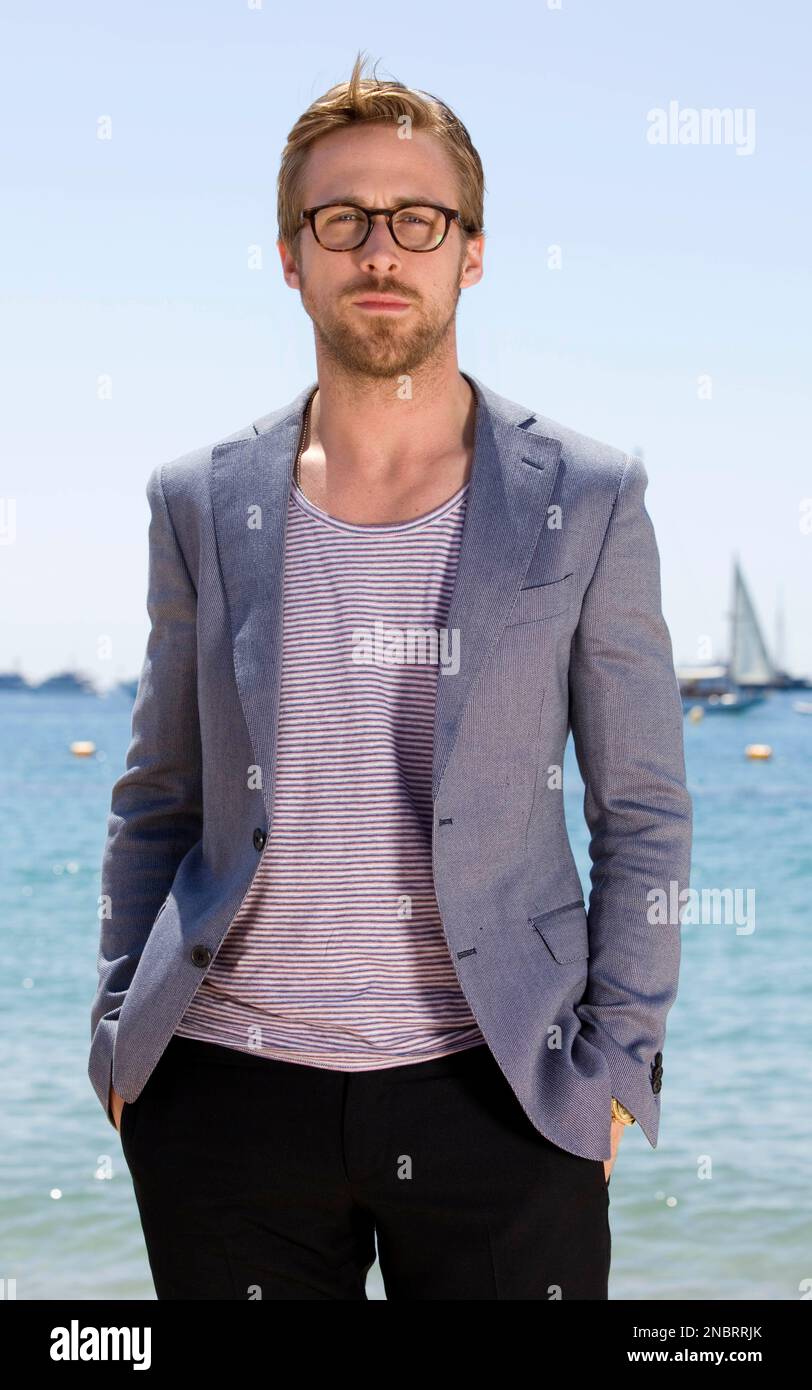 Actor Ryan Gosling poses for portraits to promote the film Drive at the ...