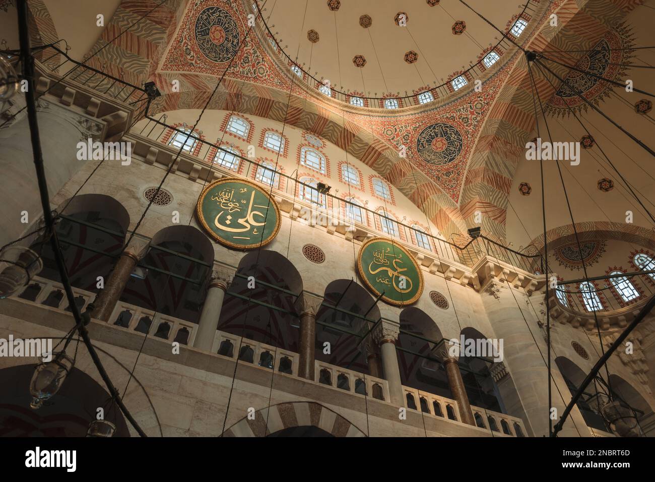 Interior of Kilic Ali Pasa Mosque in Beyoglu Istanbul Turkiye. Ottoman ...