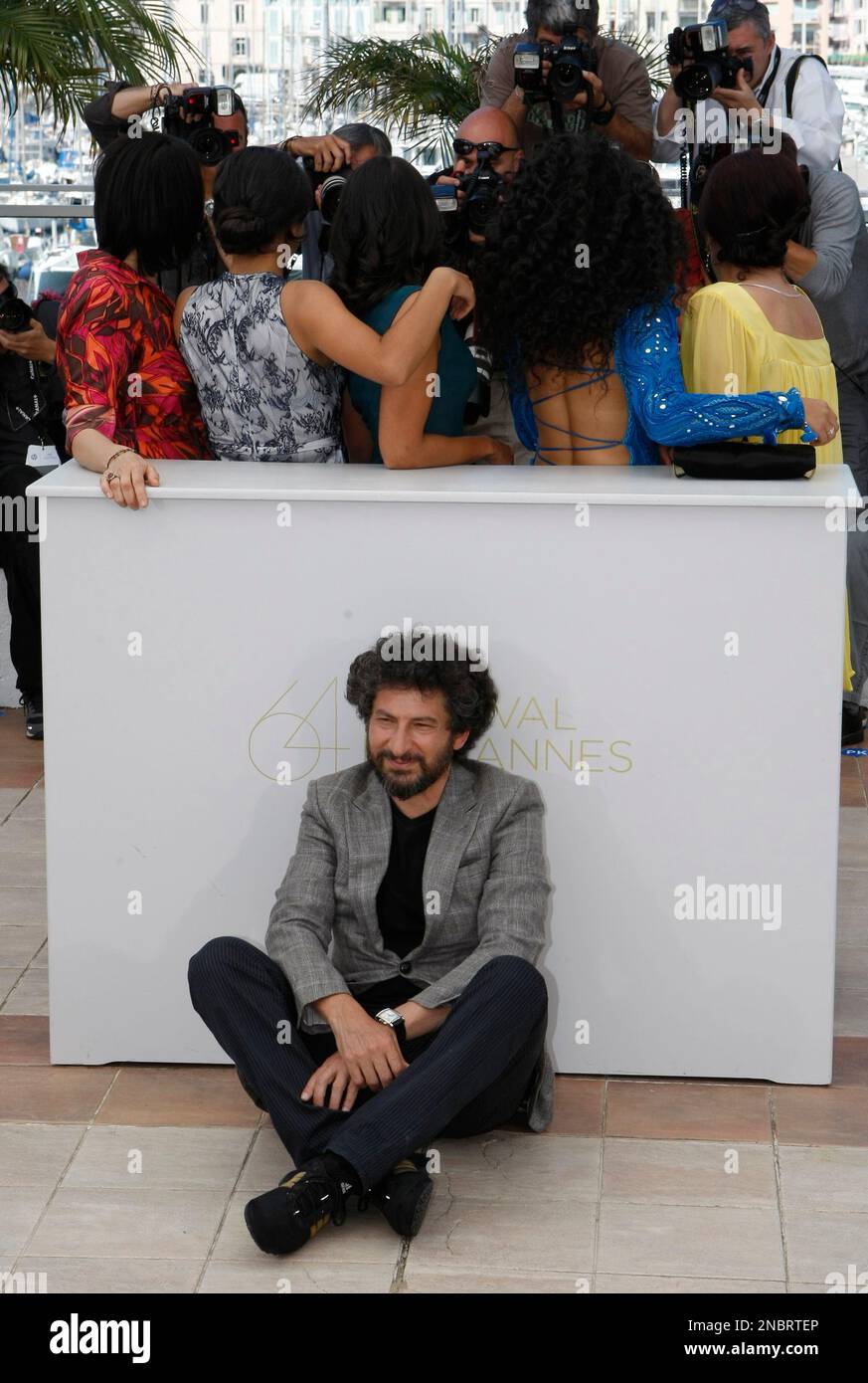 Director Radu Mihaileanu poses during a photo call for The Source at ...