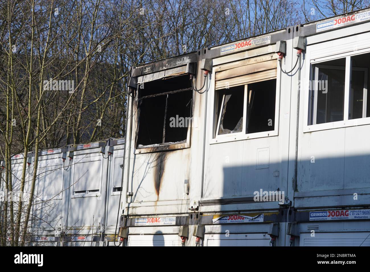 Broken window seen fire hi-res stock photography and images - Alamy