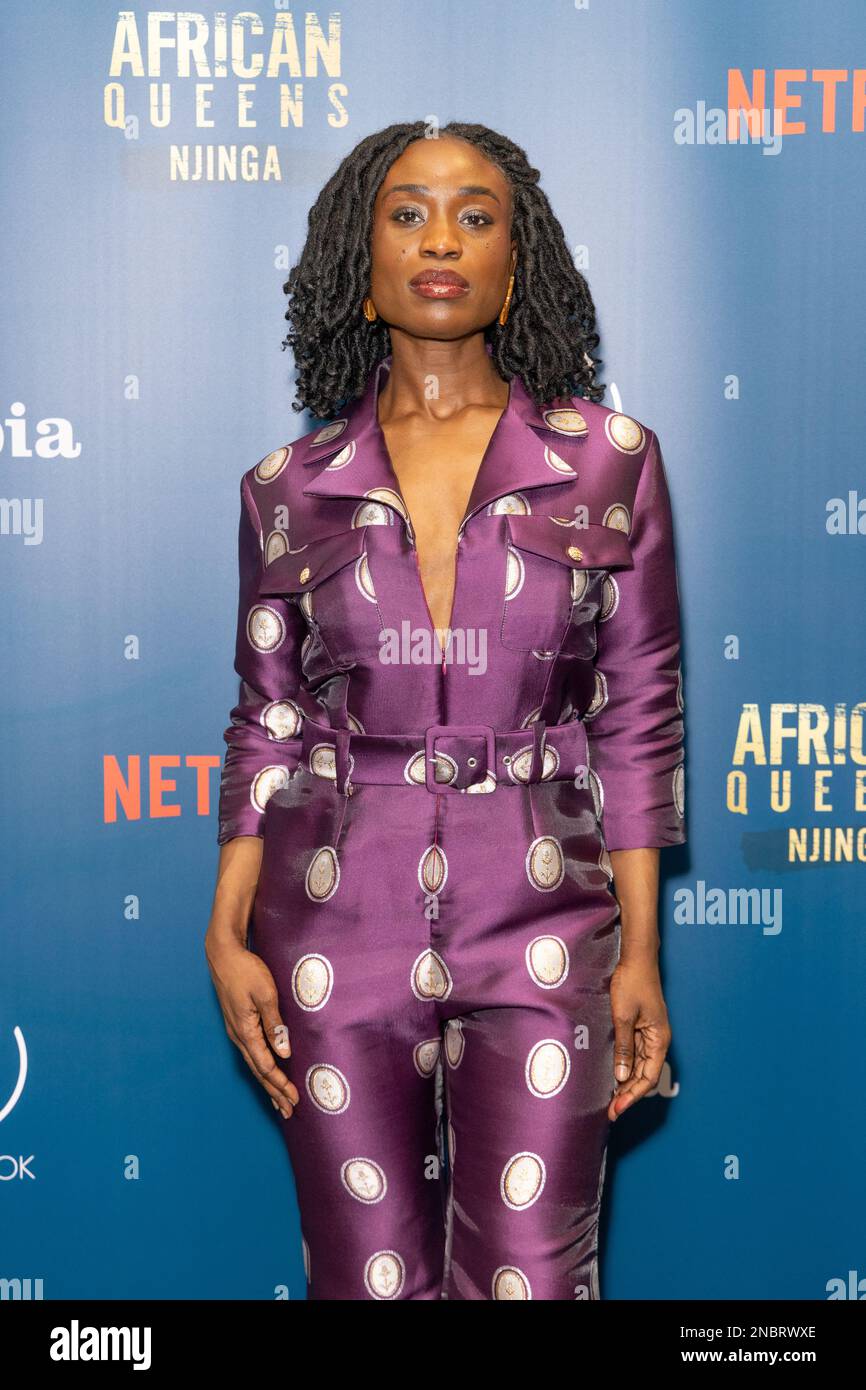London, UK. 13th Feb, 2023. Adesuwa Oni arrives at the Netflix UK ...