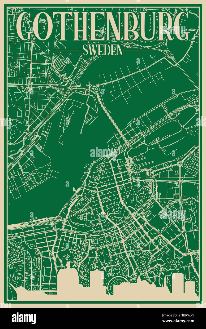 Gothenburg scenery Stock Vector Images - Alamy