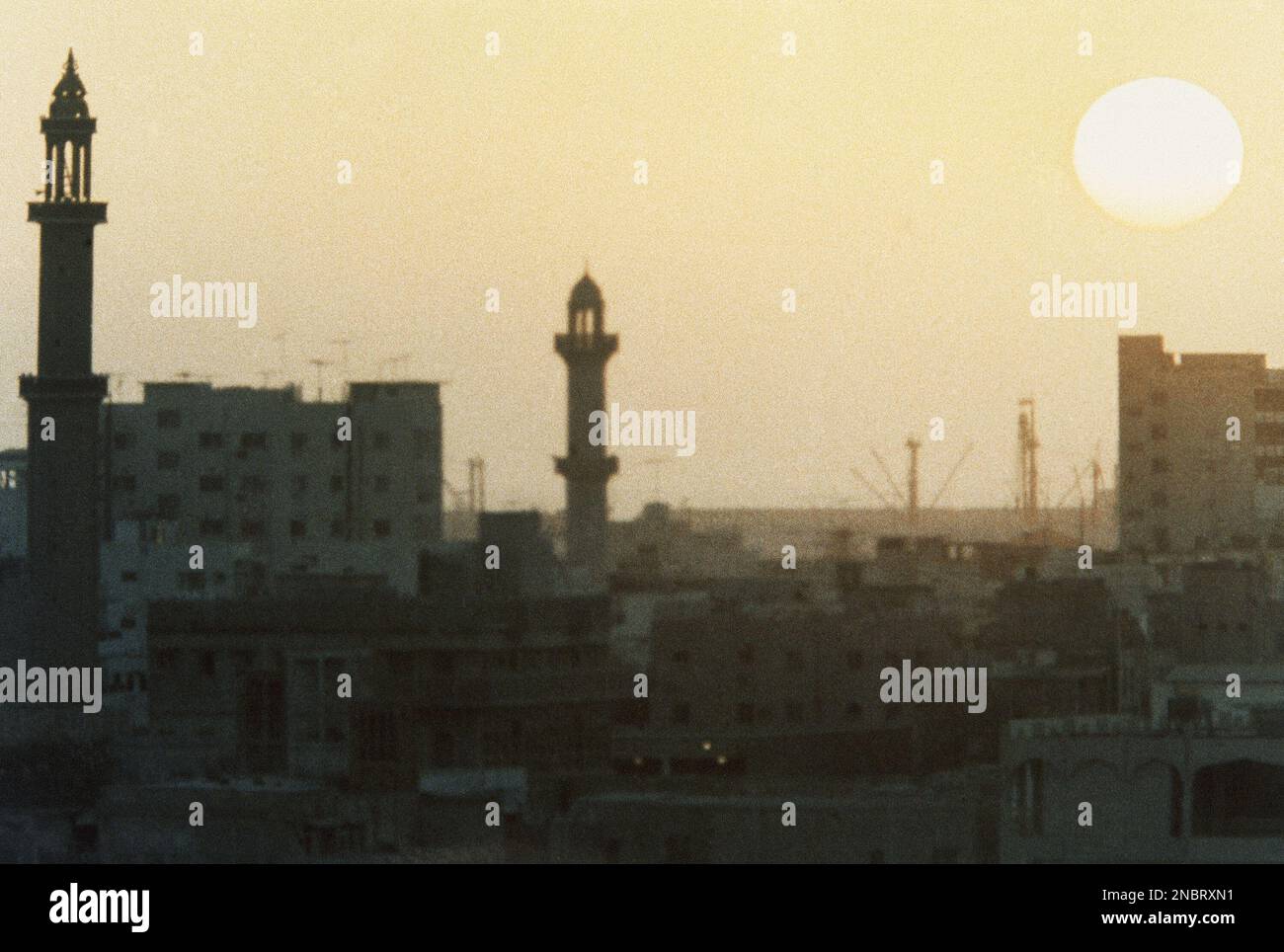 A low sun over Fujairah, one of the Trucial States, shown in 1972. (AP ...