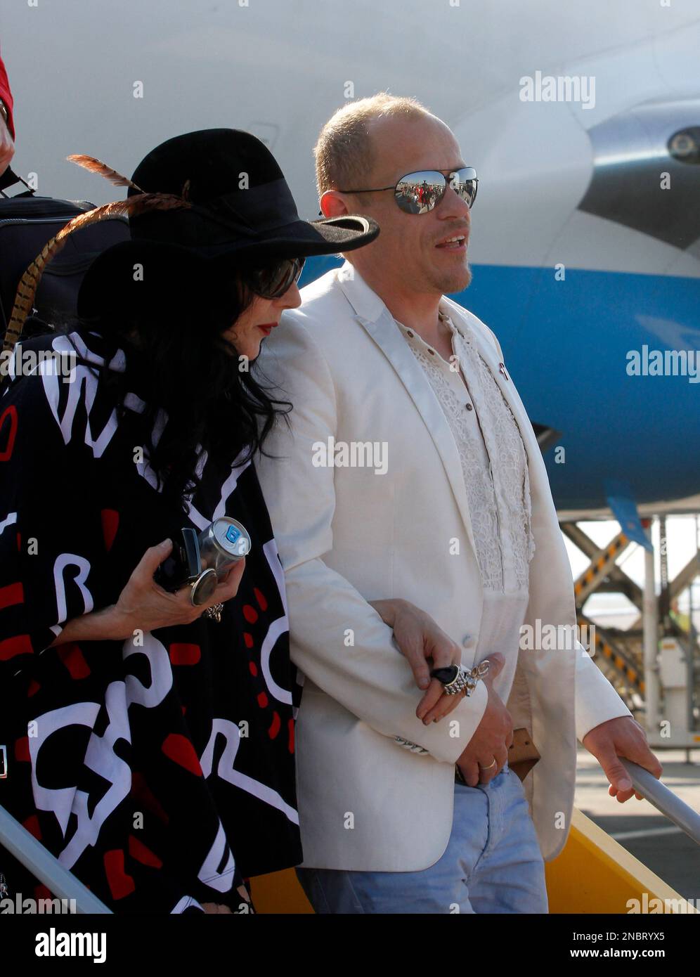 Susanne Bartsch, event producer, and Gerry Kessler organisator of the ...