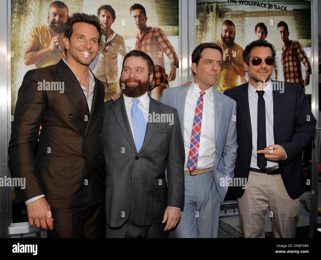 "The Hangover Part II" cast members, left to right, Bradley Cooper ...