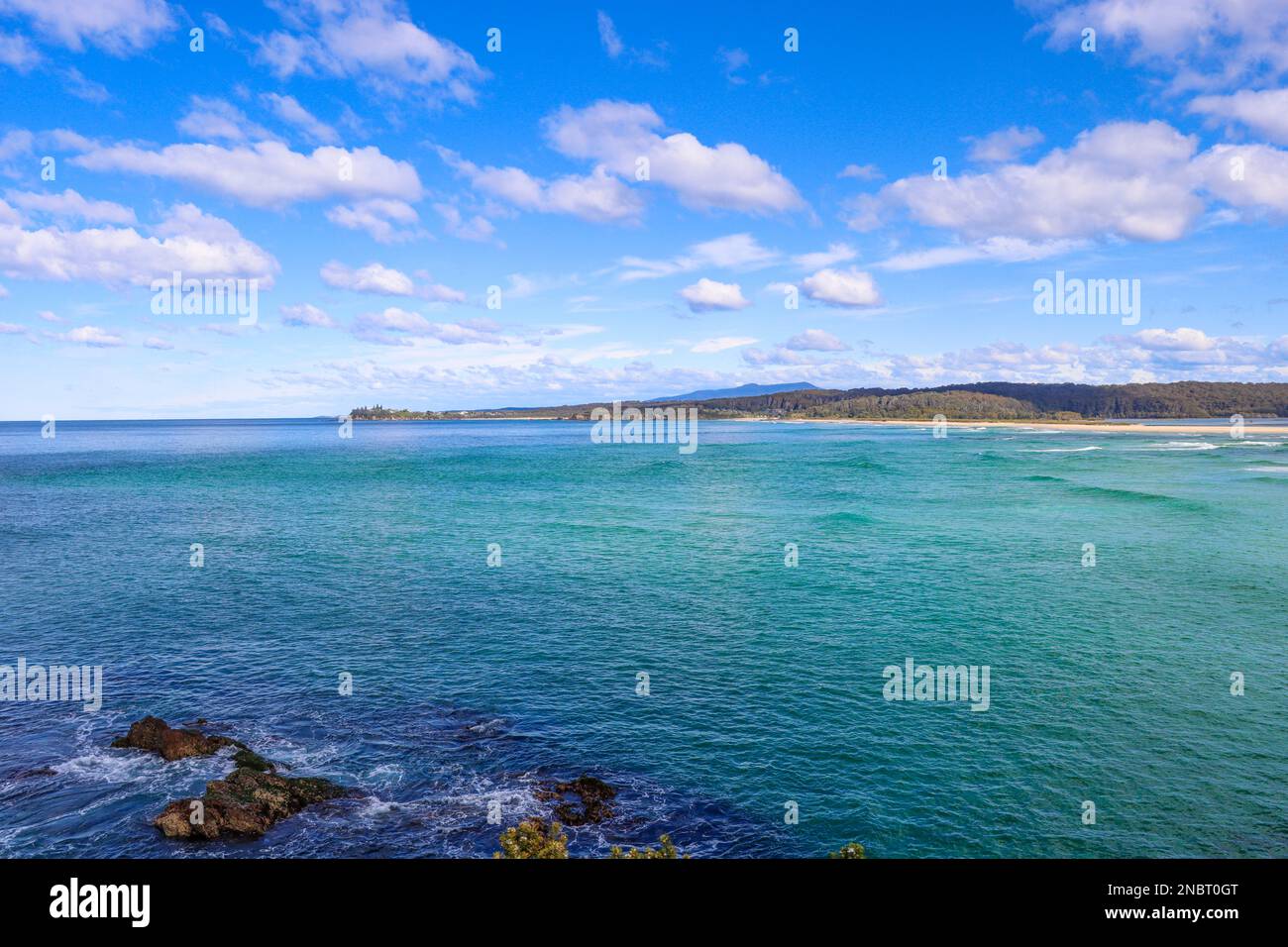 Looking across to Potato Point from One Tree Point viewing platform in ...