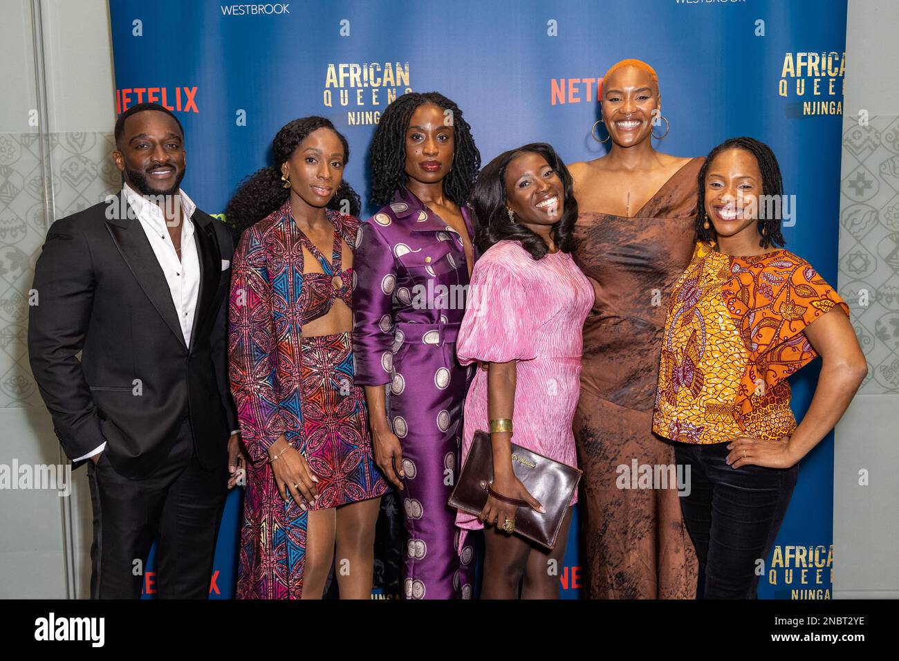 London, UK. 13th Feb, 2023. Philips Nortey, Marilyn Nnadebe, Adesuwa ...