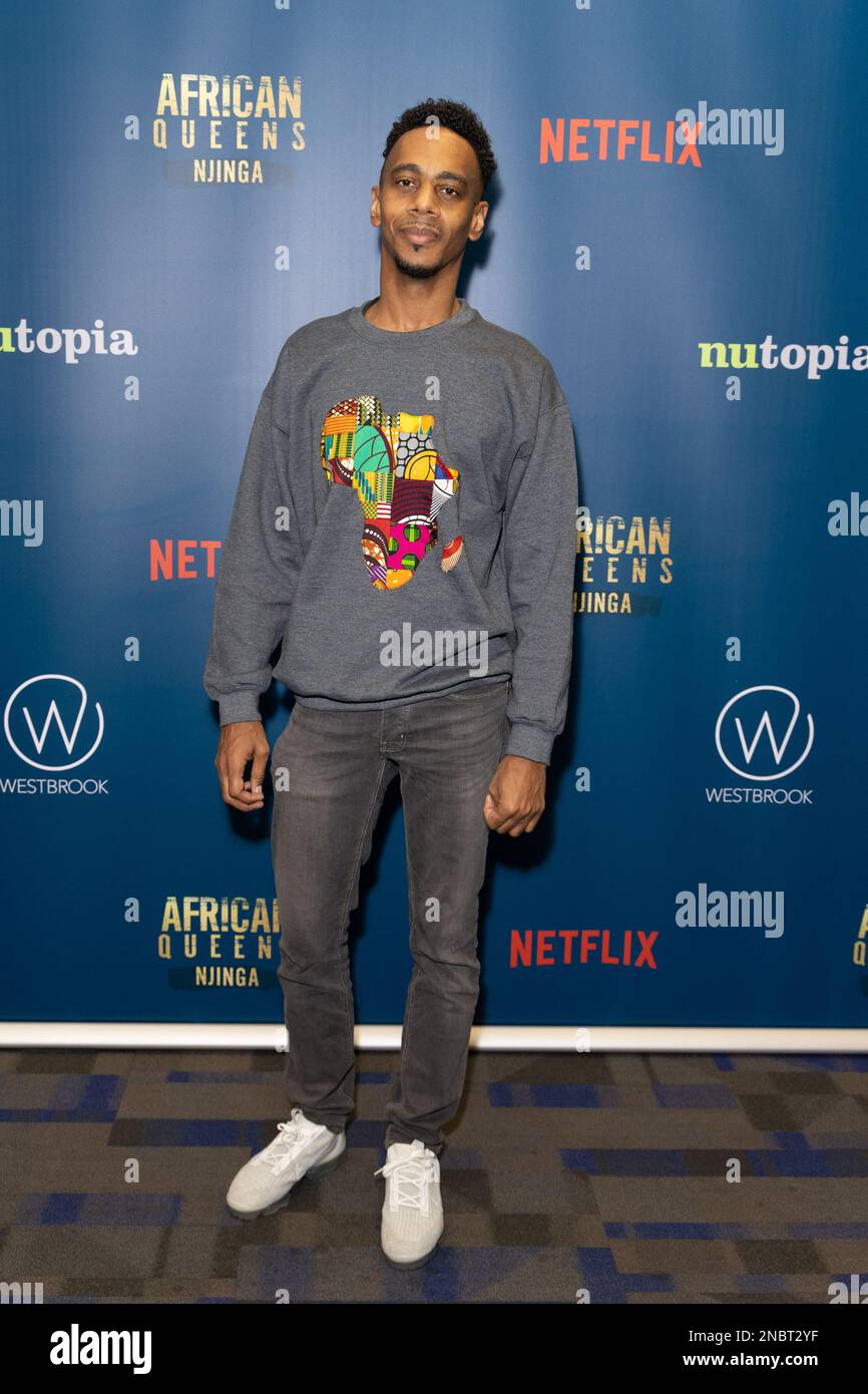 London, UK. 13th Feb, 2023. Kayne Kawasaki arrives at the Netflix UK ...