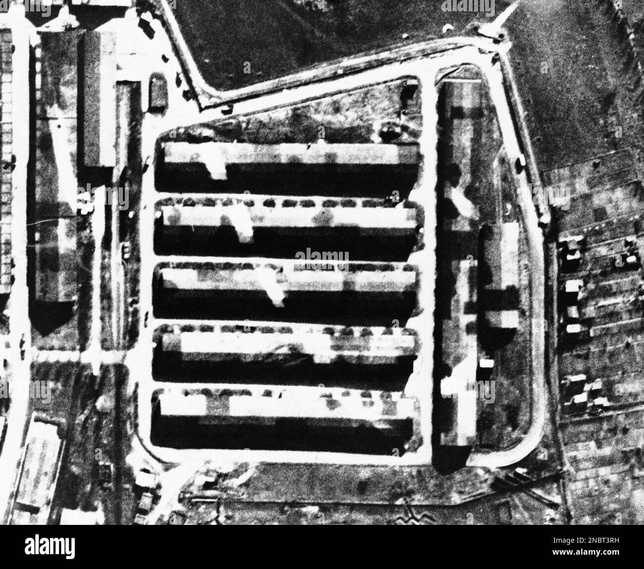 The German Signals Equipment Depot at St. Cyr, France on May 4, 1944 ...