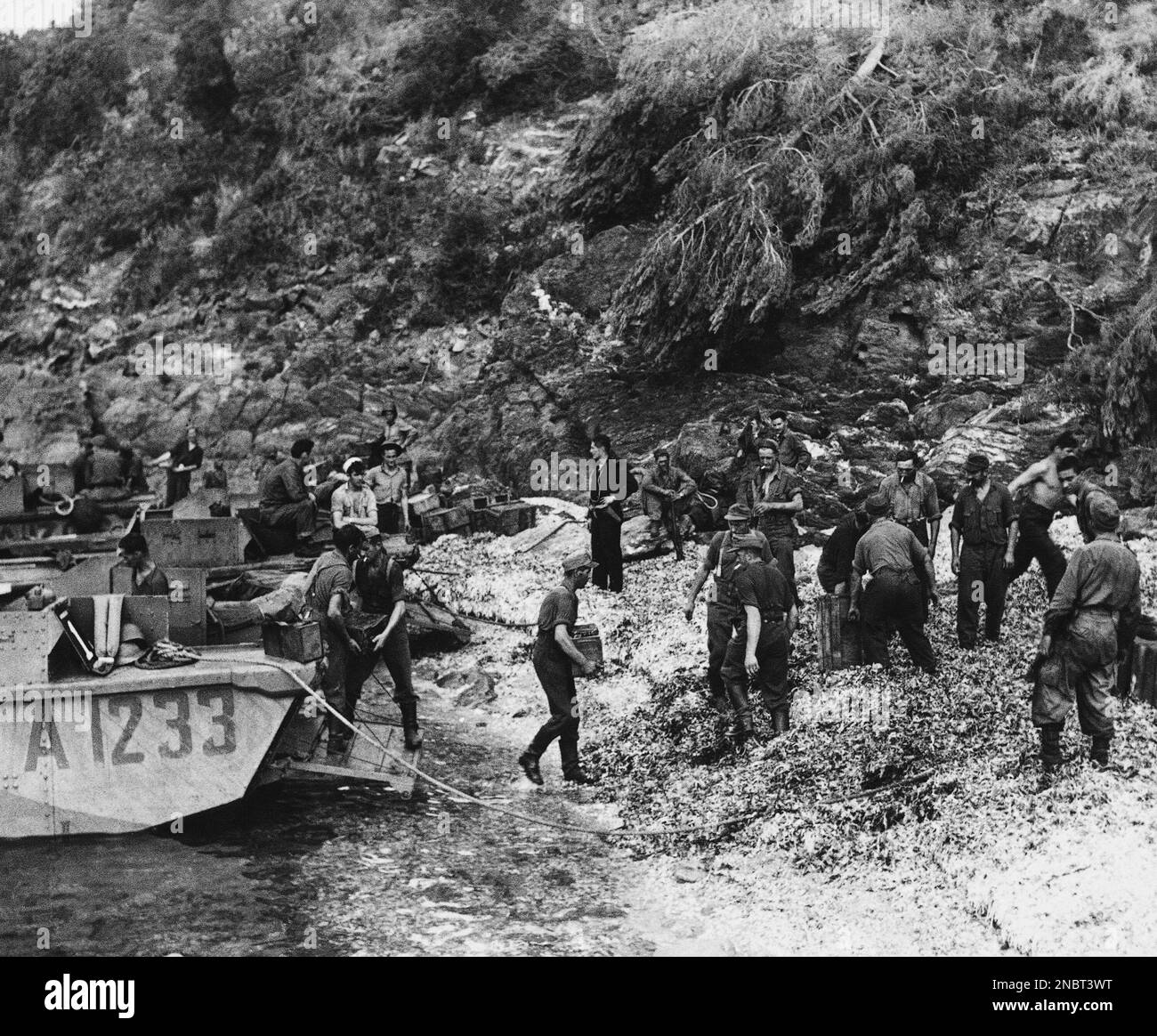 Just as the trap snapped shut on the German Seventh army in Brittany ...