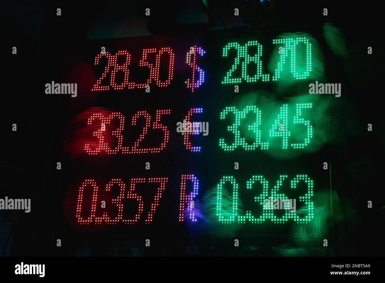 Currency exchange board asia hi-res stock photography and images - Alamy