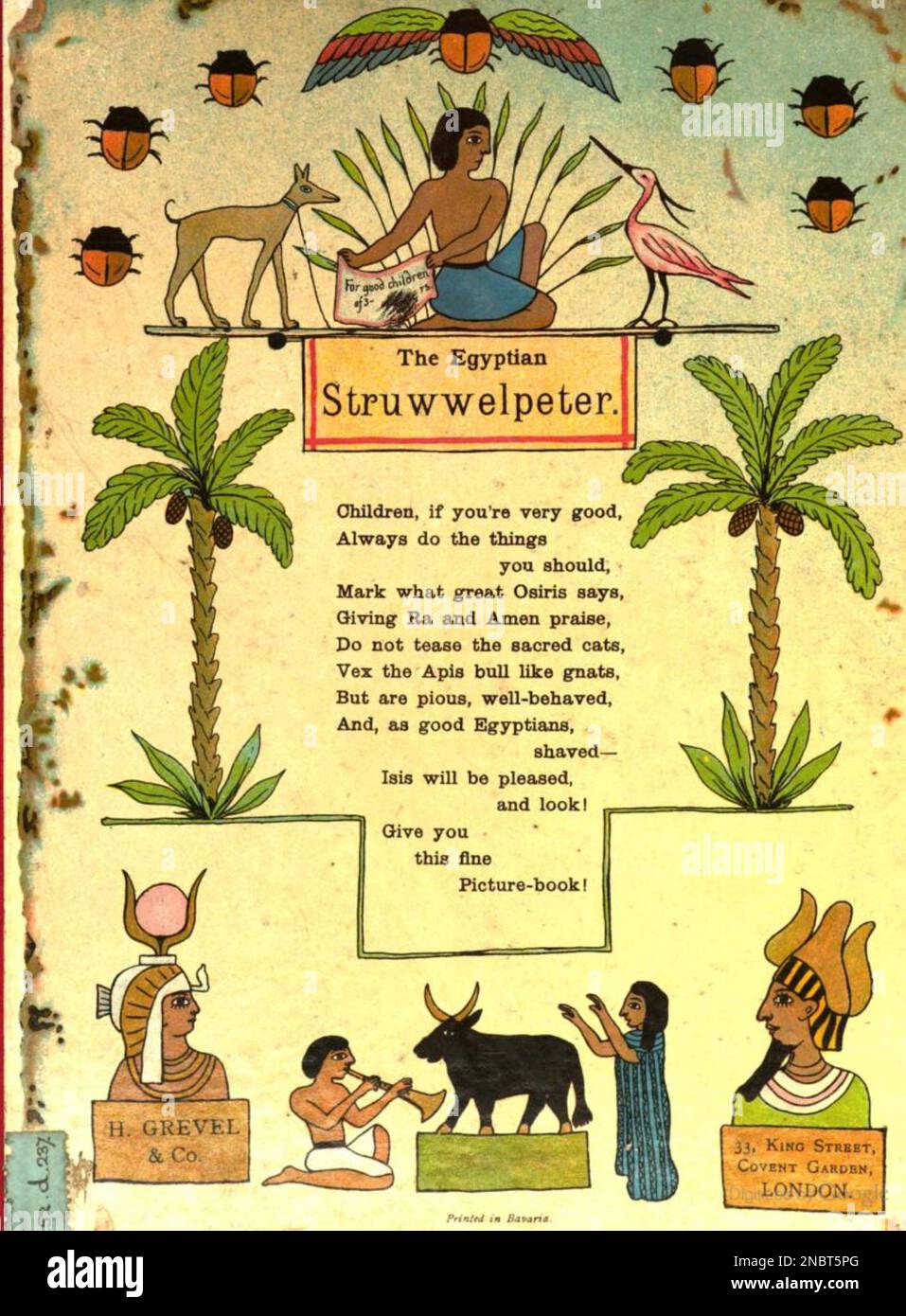 The Egyptian Struwwelpeter by Heinrich Hoffmann being the Struwwelpeter ...