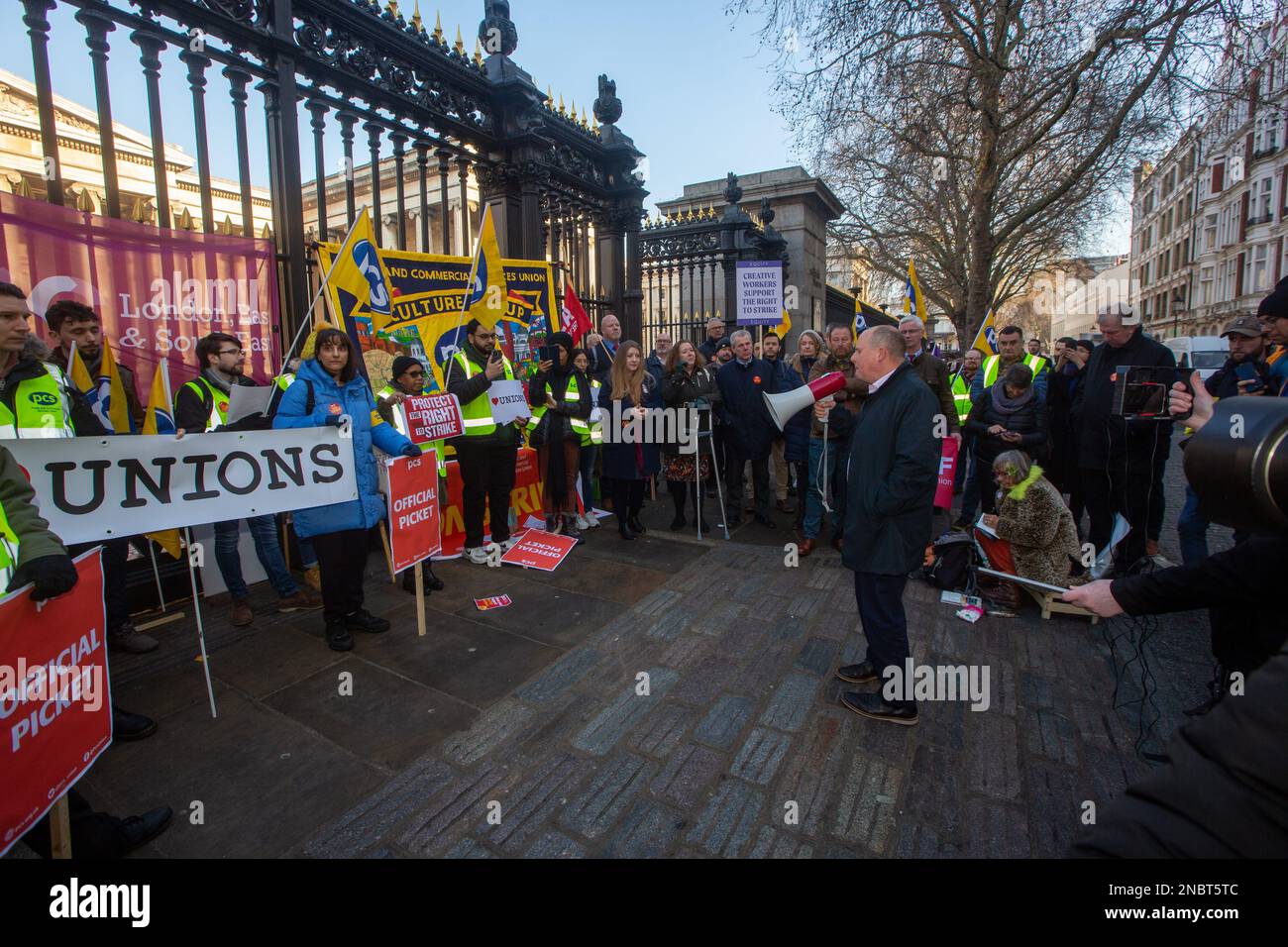 London, England, UK. 14th Feb, 2023. TUC General Secretary PAUL NOWAK ...