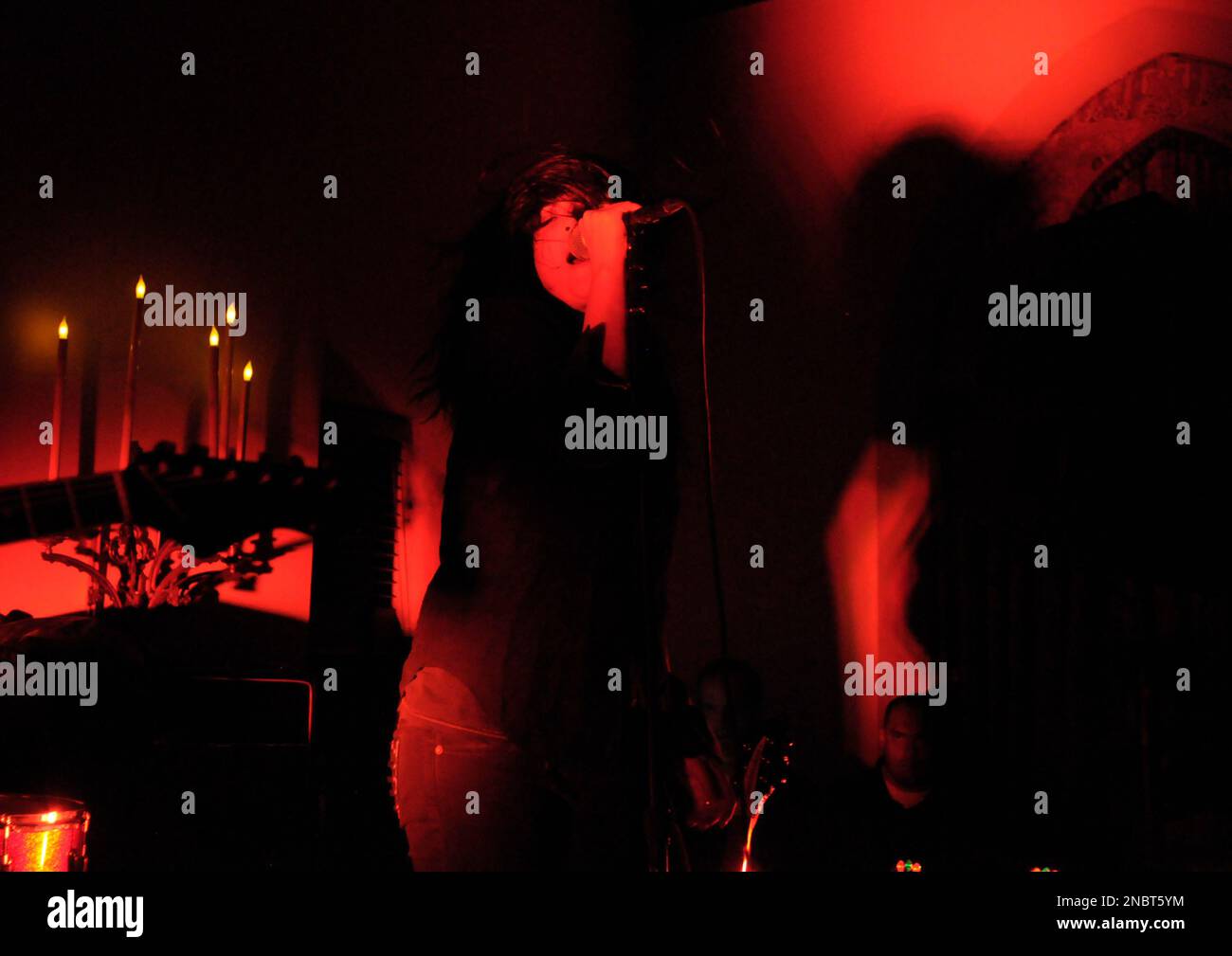 Singer Alison Mosshart of the rock duo The Kills performs at the DeLeon ...