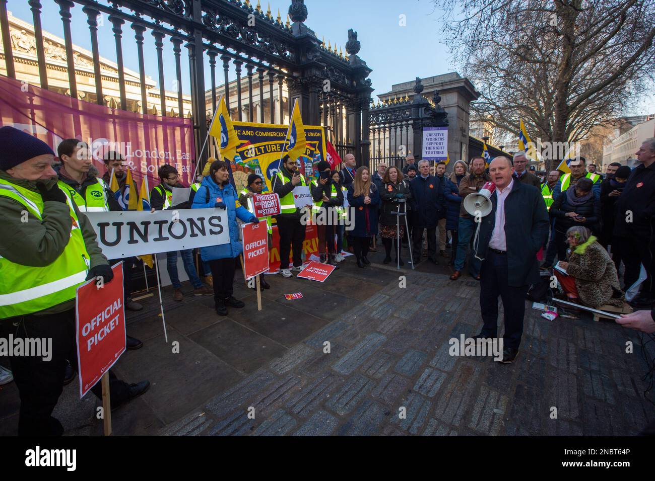 London, England, UK. 14th Feb, 2023. TUC General Secretary PAUL NOWAK ...
