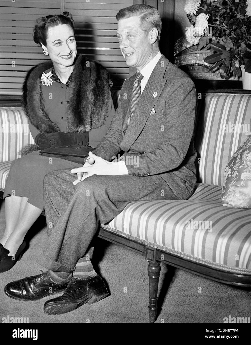 The Duke and Duchess of Windsor, Prince Edward and Wallis Simpson ...
