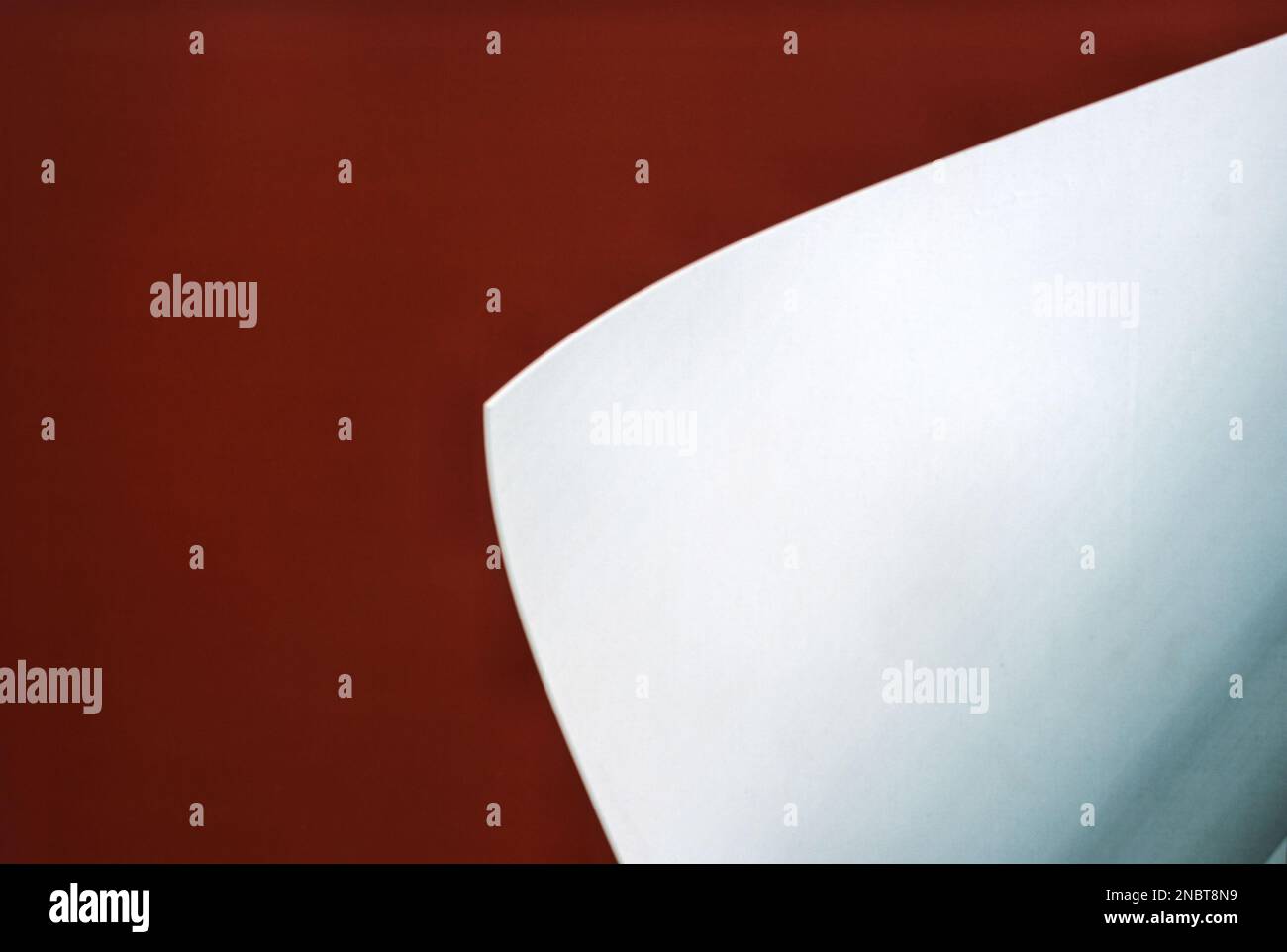 Abstract drawing, white back side of a red leaf Stock Photo - Alamy