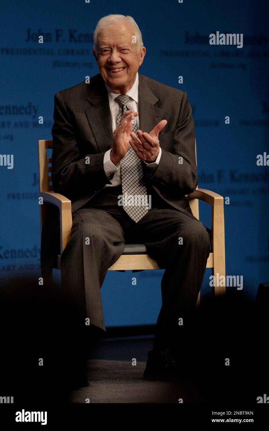 Former President Jimmy Carter talks about his most recent book "White ...