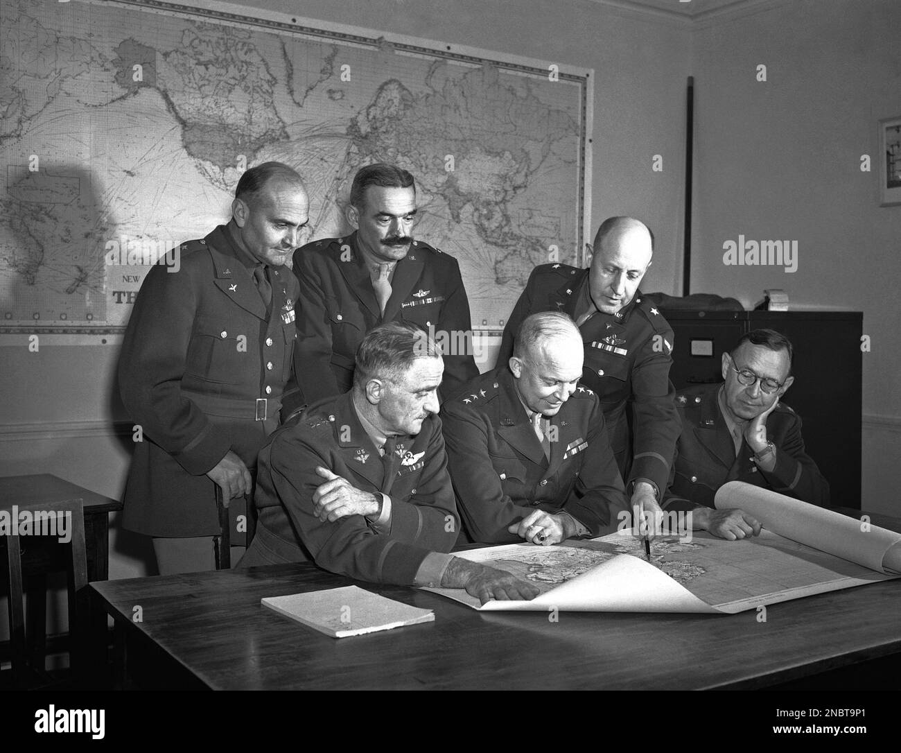 These six U.S. generals, who are directing the operations of U.S ...