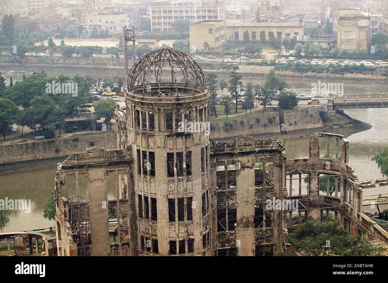 Hiroshima in 1970, 25 years after the atomic bomb which was dropped on ...