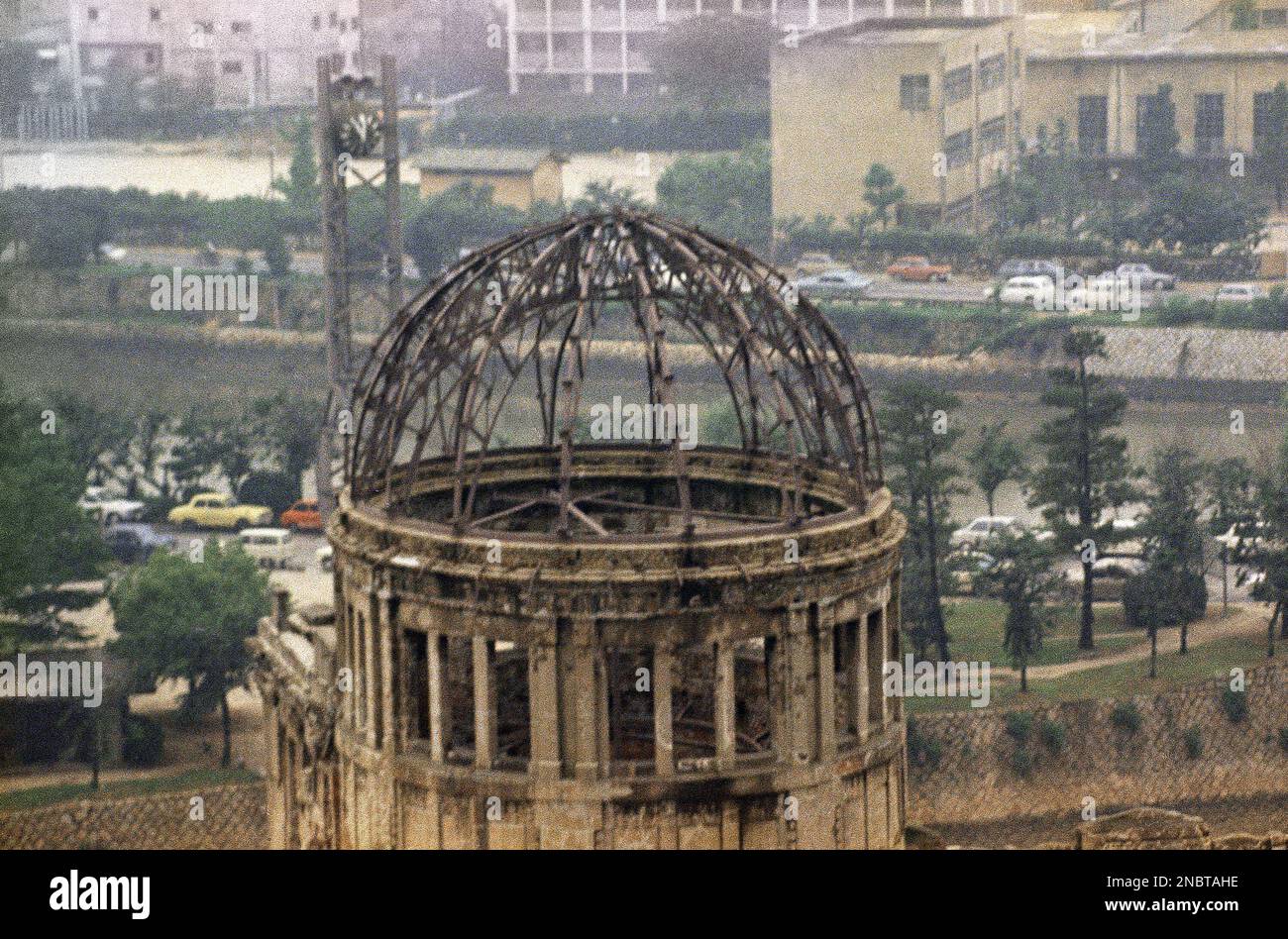 Hiroshima in 1970, 25 years after the atomic bomb which was dropped on ...