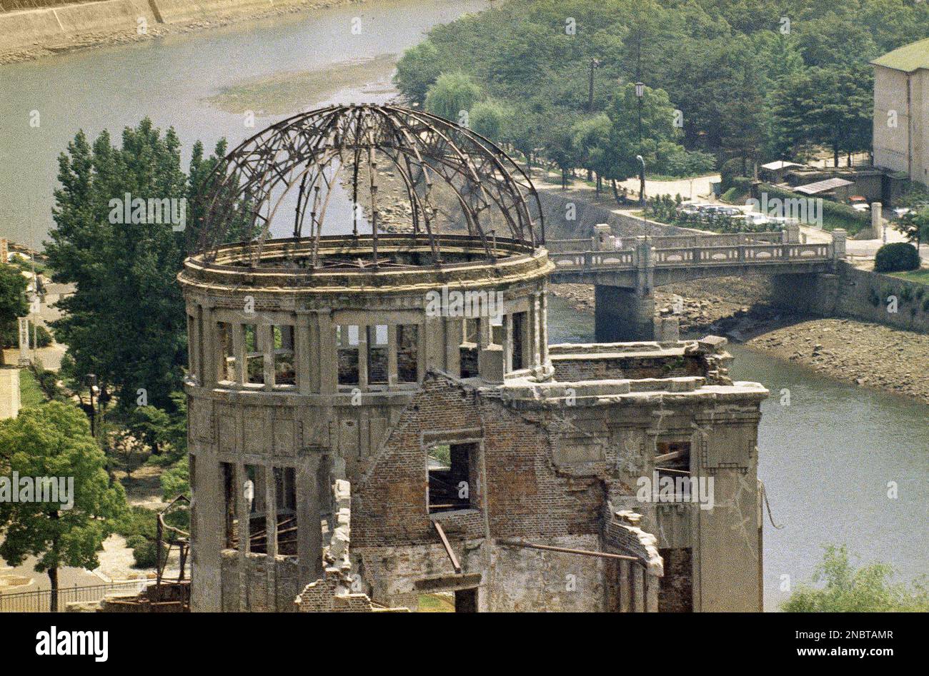 Hiroshima in 1970, 25 years after the atomic bomb which was dropped on ...