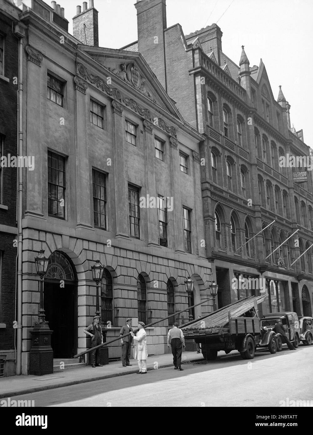 Skinners Hall on Dowgate Hill, in London, on August 14, 1939. (AP Photo ...