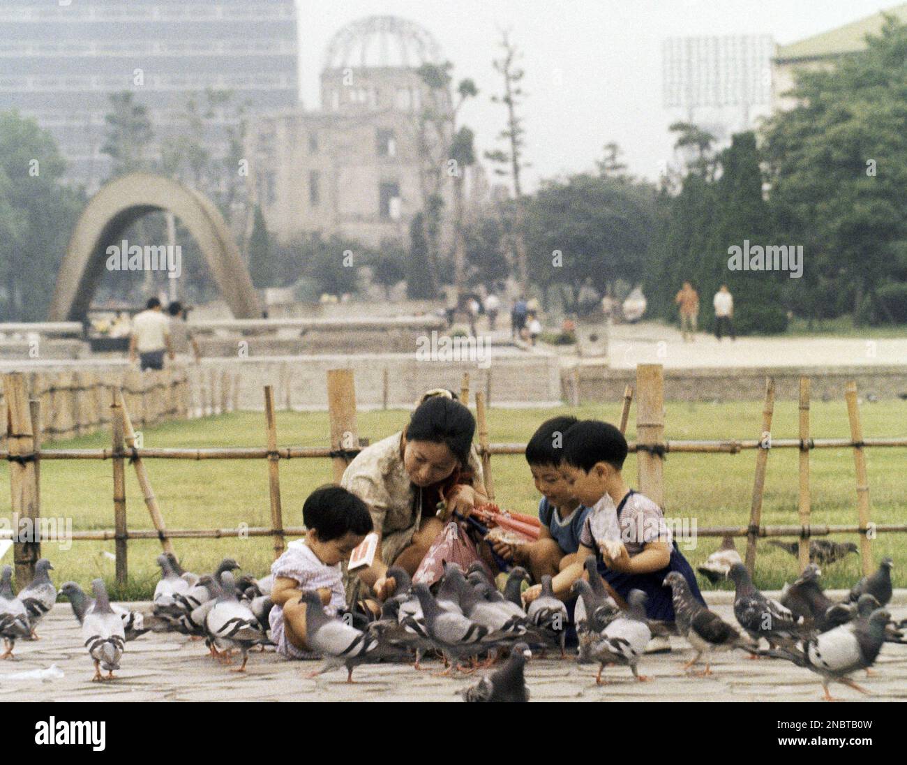 Hiroshima in 1970, 25 years after the atomic bomb which was dropped on ...