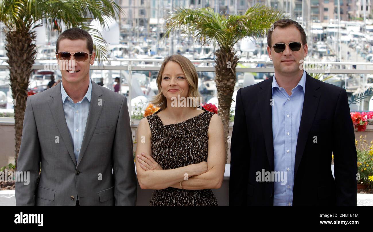 From left, screenwriter Kyle Killen, director Jodie Foster and producer ...