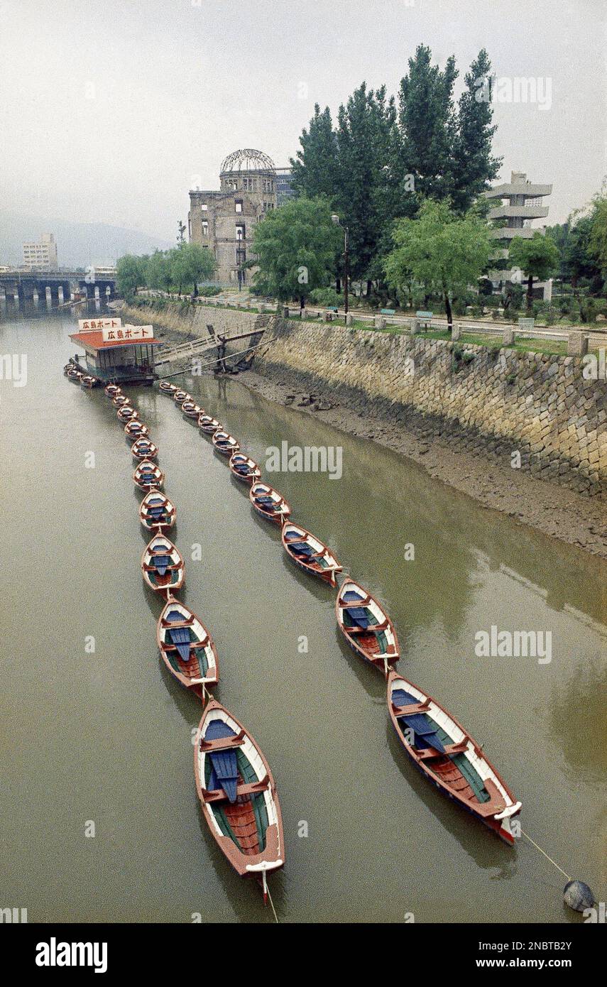 Hiroshima in 1970, 25 years after the atomic bomb which was dropped on ...