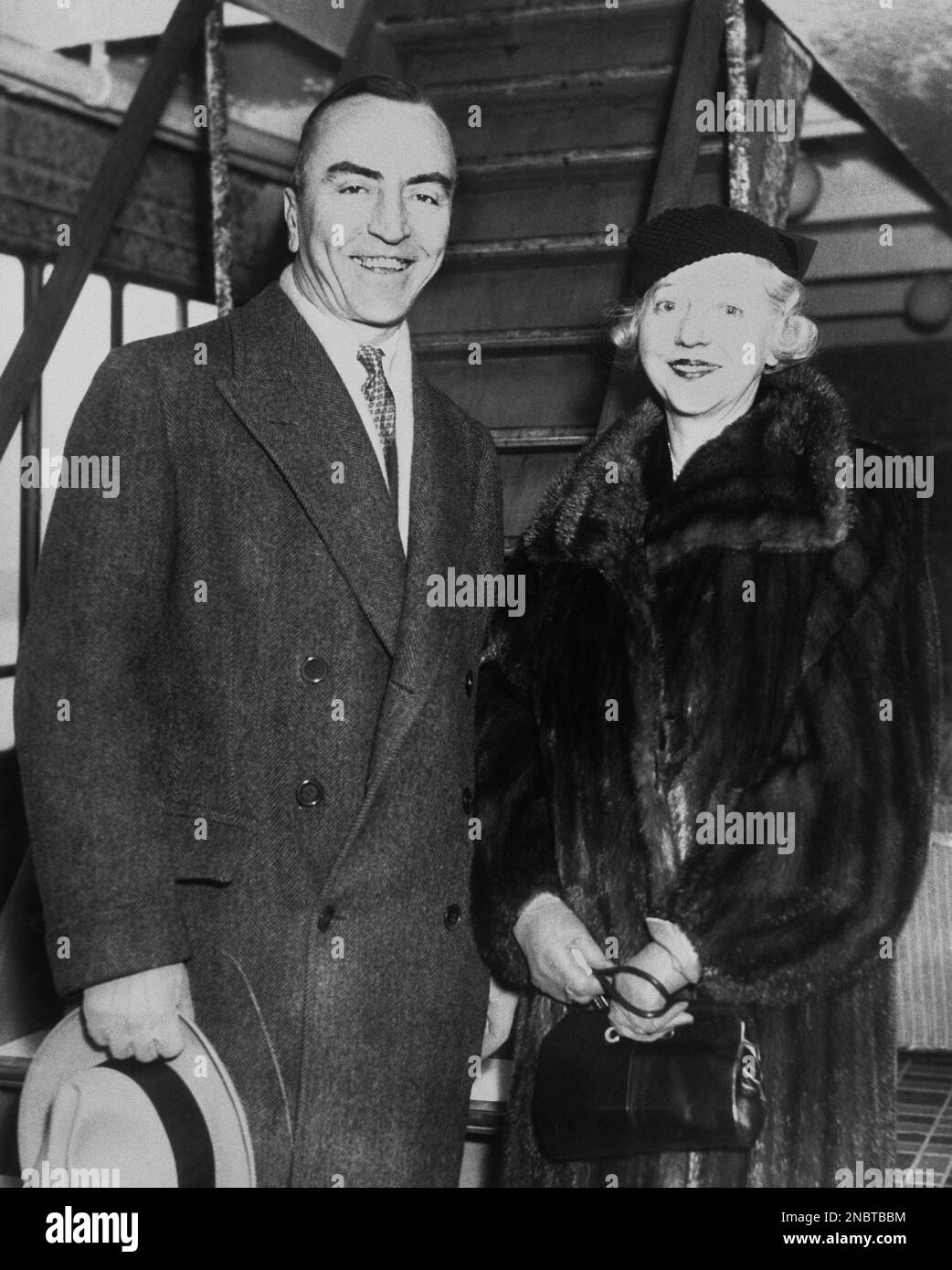 American Eddie Rickenbacker, World War flying ace and now General ...