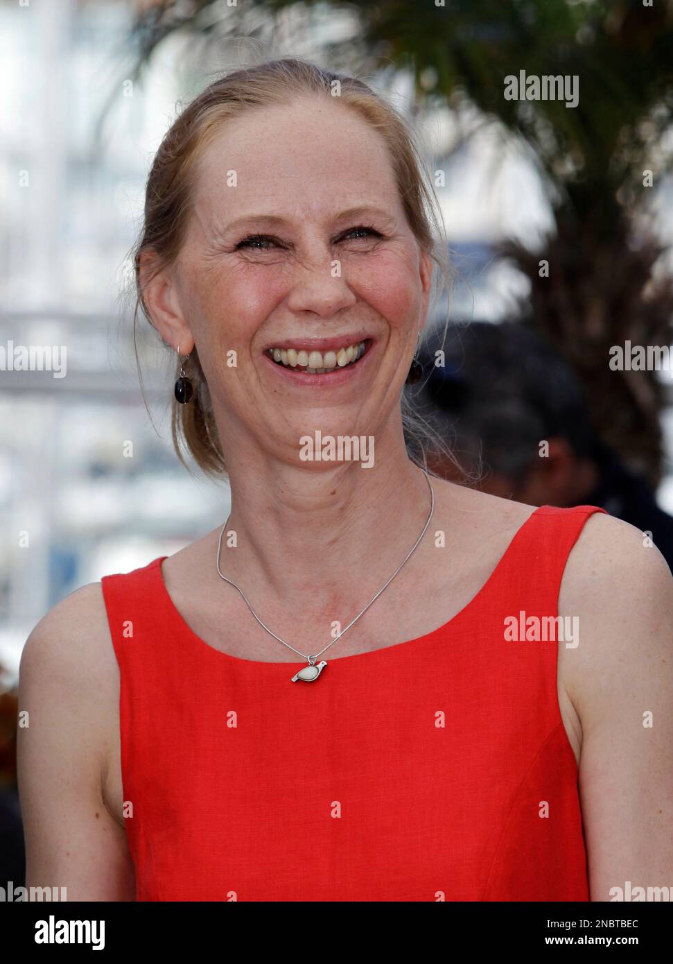 Actress Kati Outinen poses during a photo call for Le Havre, at the ...
