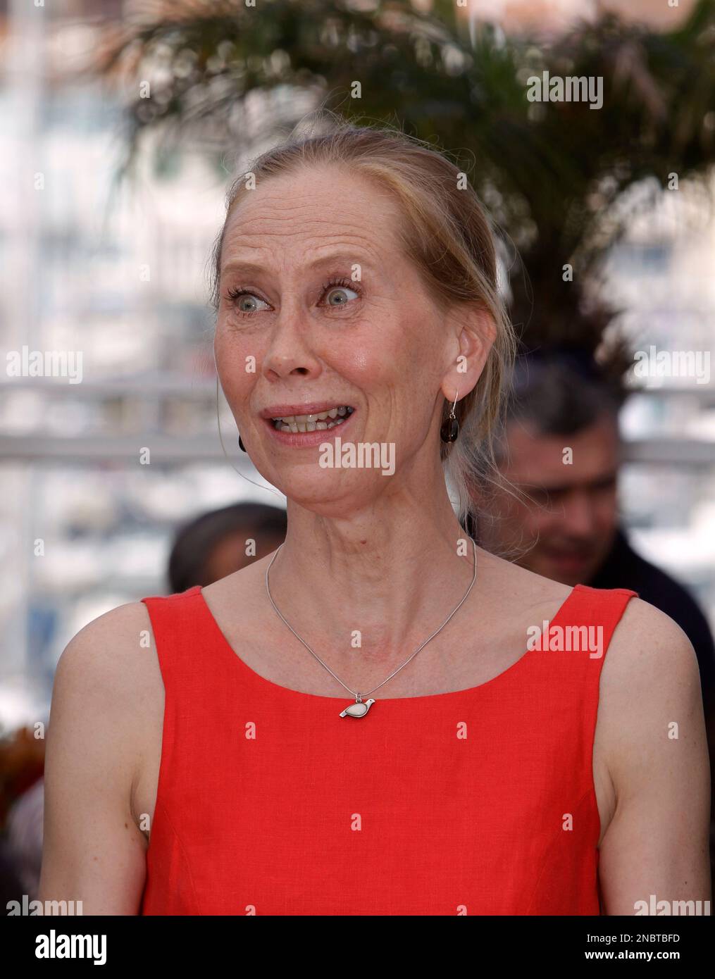 Actress Kati Outinen poses during a photo call for Le Havre, at the ...