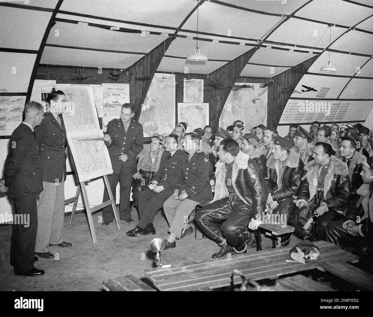 Lieutenant Frederick Bryan, of New York city, with pointer, gives ...