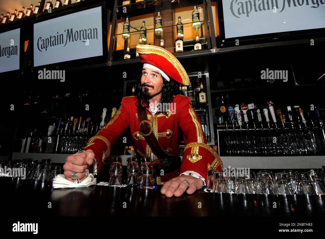 ** COMMERCIAL IMAGE ** In this photograph released by Captain Morgan on ...