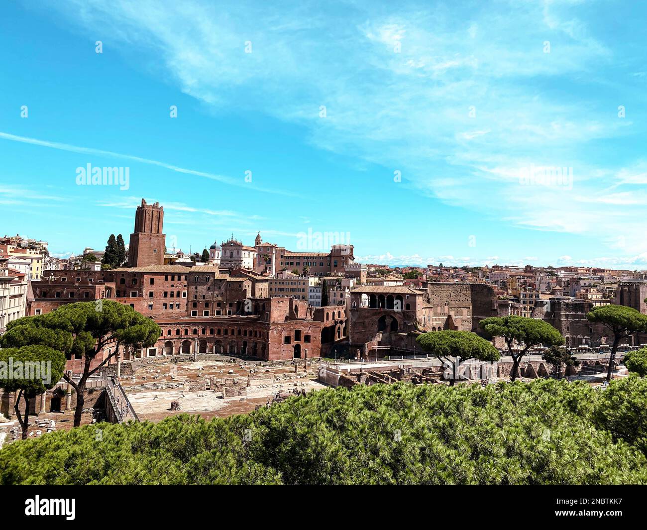 The Roman Forum view, city square in ancient Rome, Italy Stock Photo ...