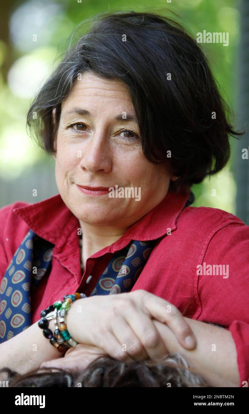 This Monday, May 2, 2011 picture shows Alexandra Senfft in her home ...