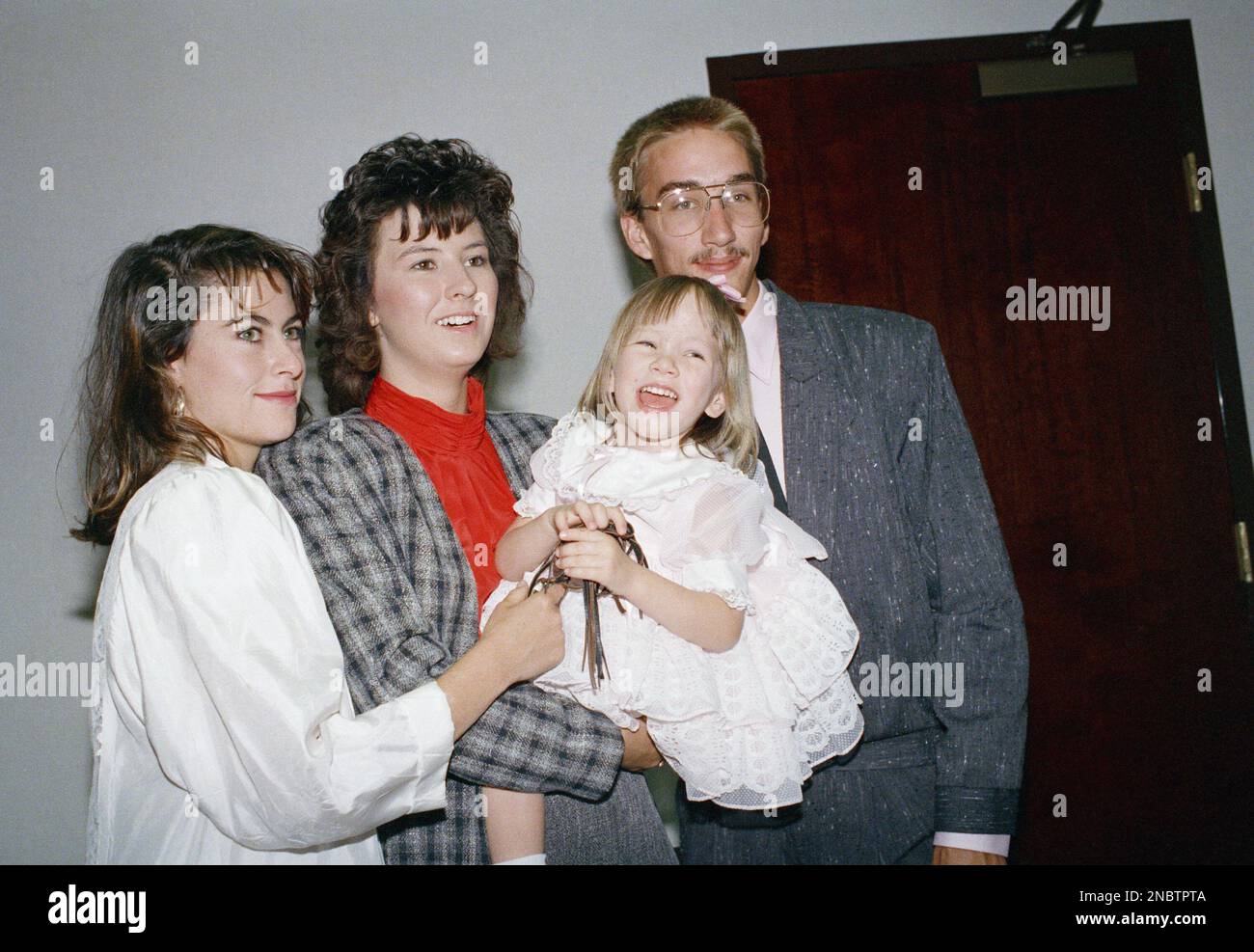 Actress Roxana Zal, left, shown with Cissy and Chip McClure with ...