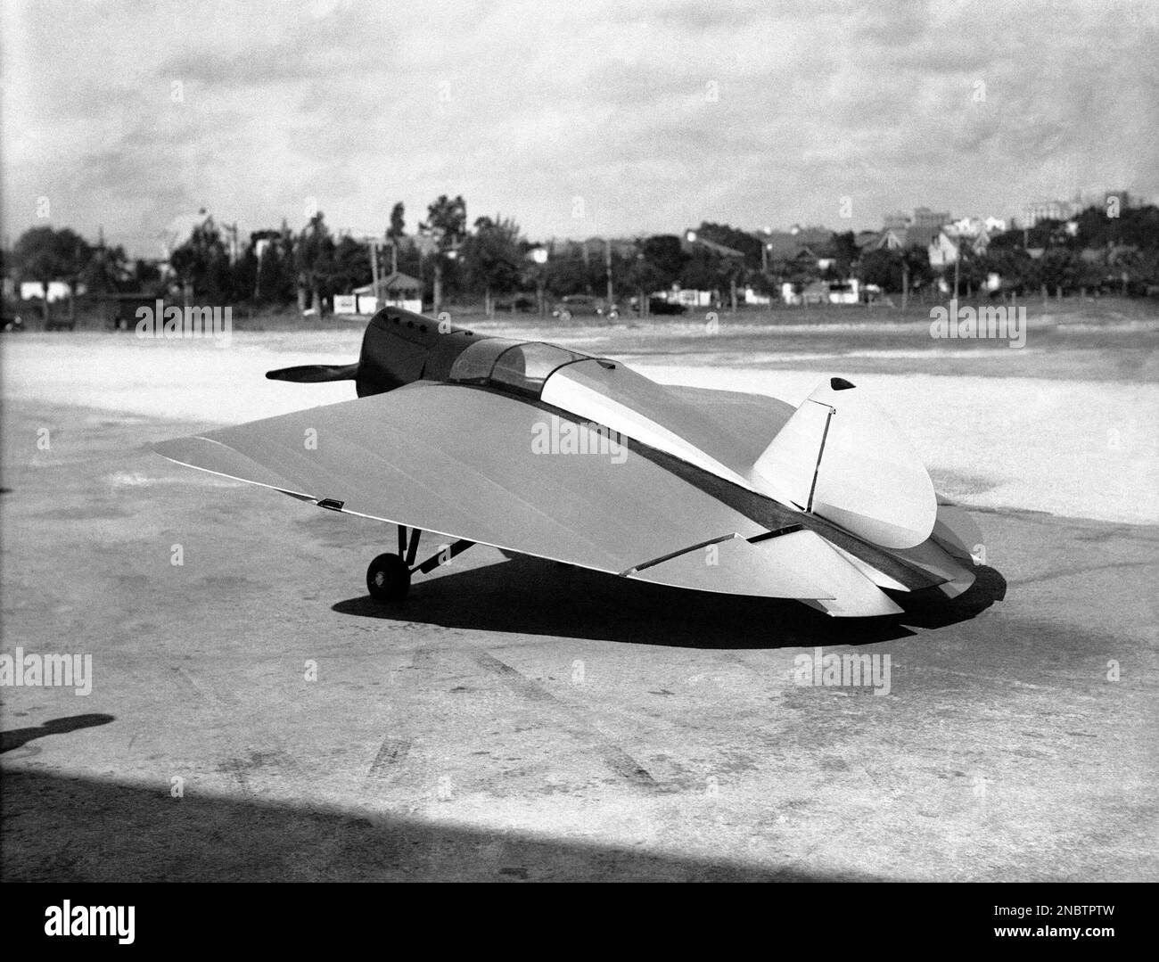 The Flying Wing which made a successful test flight at St. Petersburg ...
