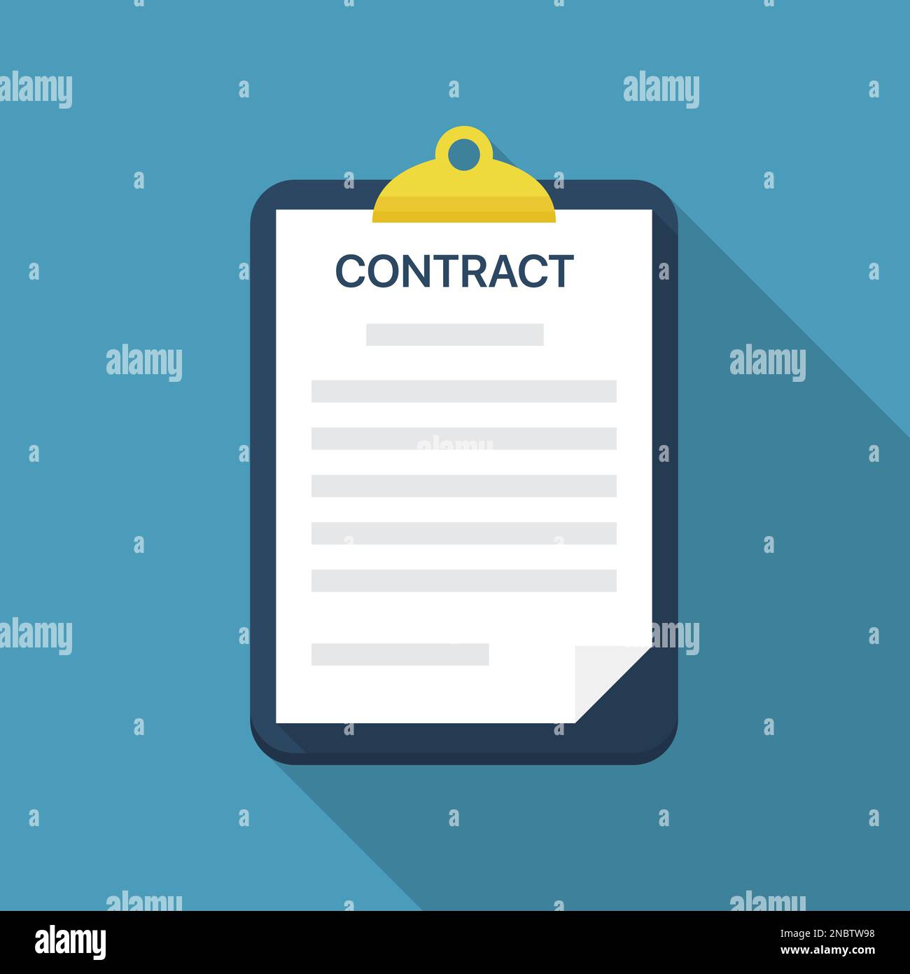Work contracts Stock Vector Images - Alamy