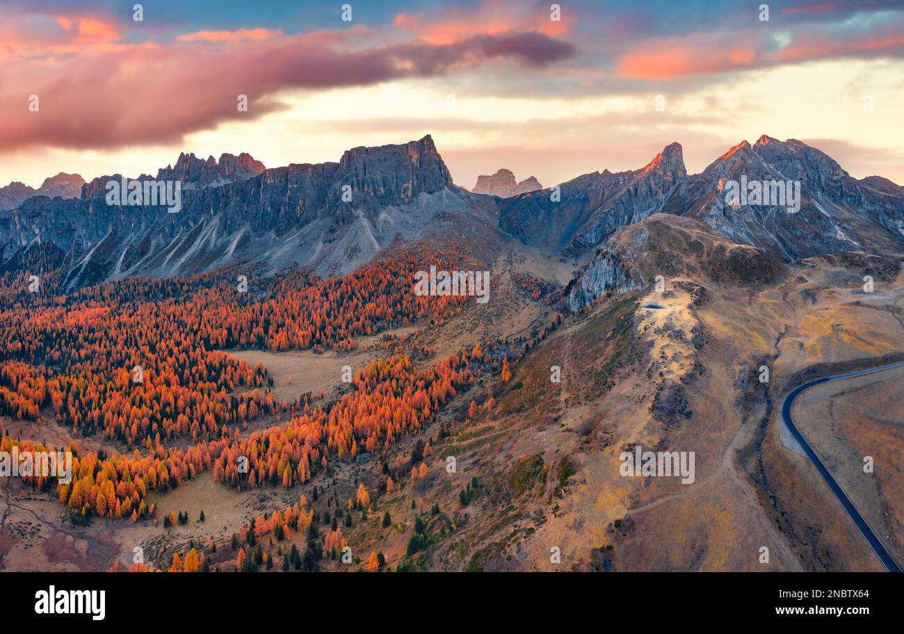 Aerial Landscape Photography Breathtaking Morning View From The Top Of