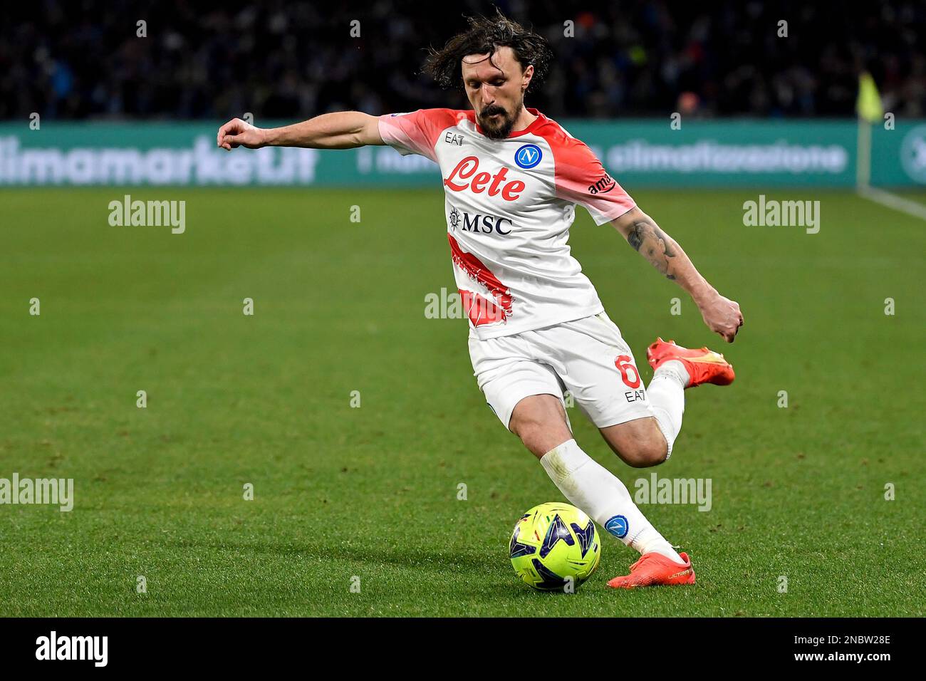 Mario Rui of SSC Napoli in action during the Serie A football match ...