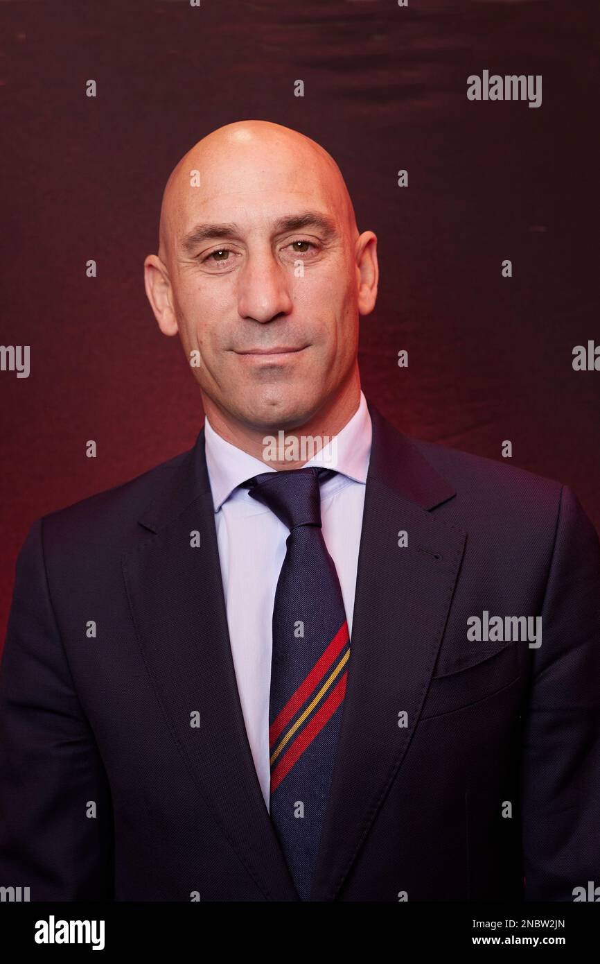 The president of the Royal Spanish Football Federation, Luis Rubiales ...