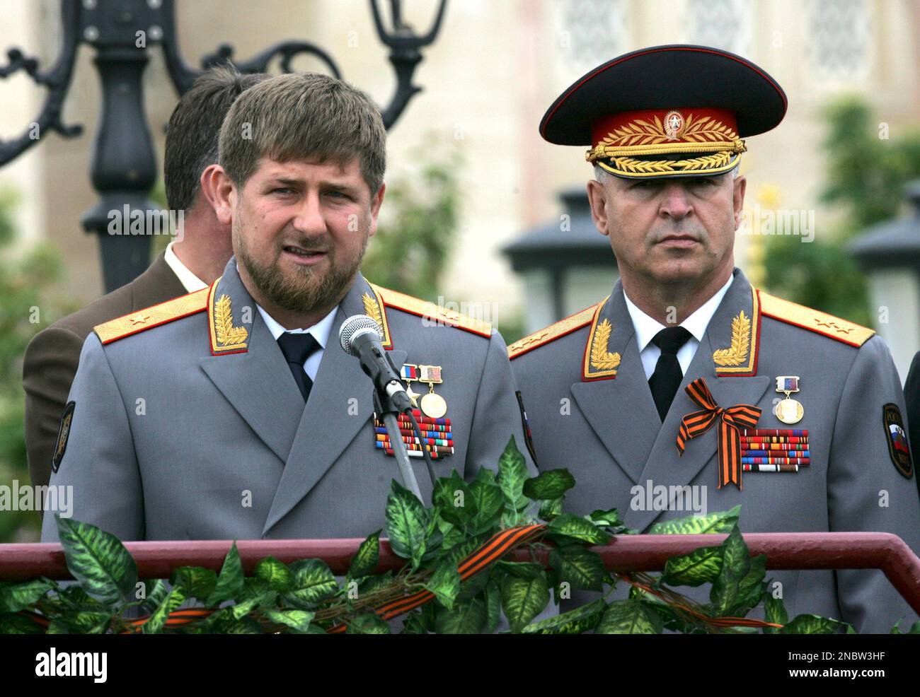 The leader of the Russian Caucasus region of Chechnya Ramzan Kadyrov ...
