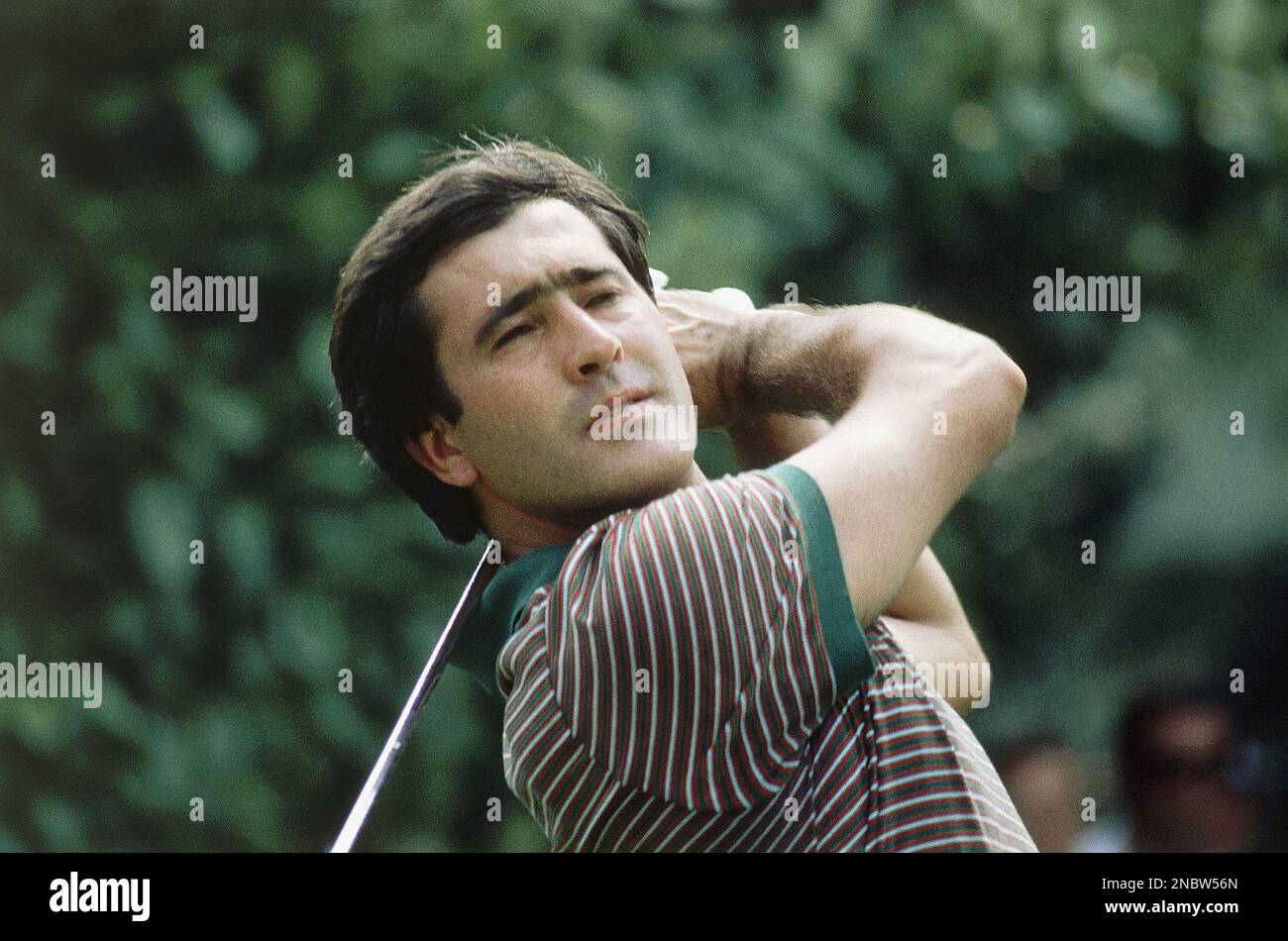 Spanish golfer Severiano Ballesteros during the Ford Golf Trophy match ...