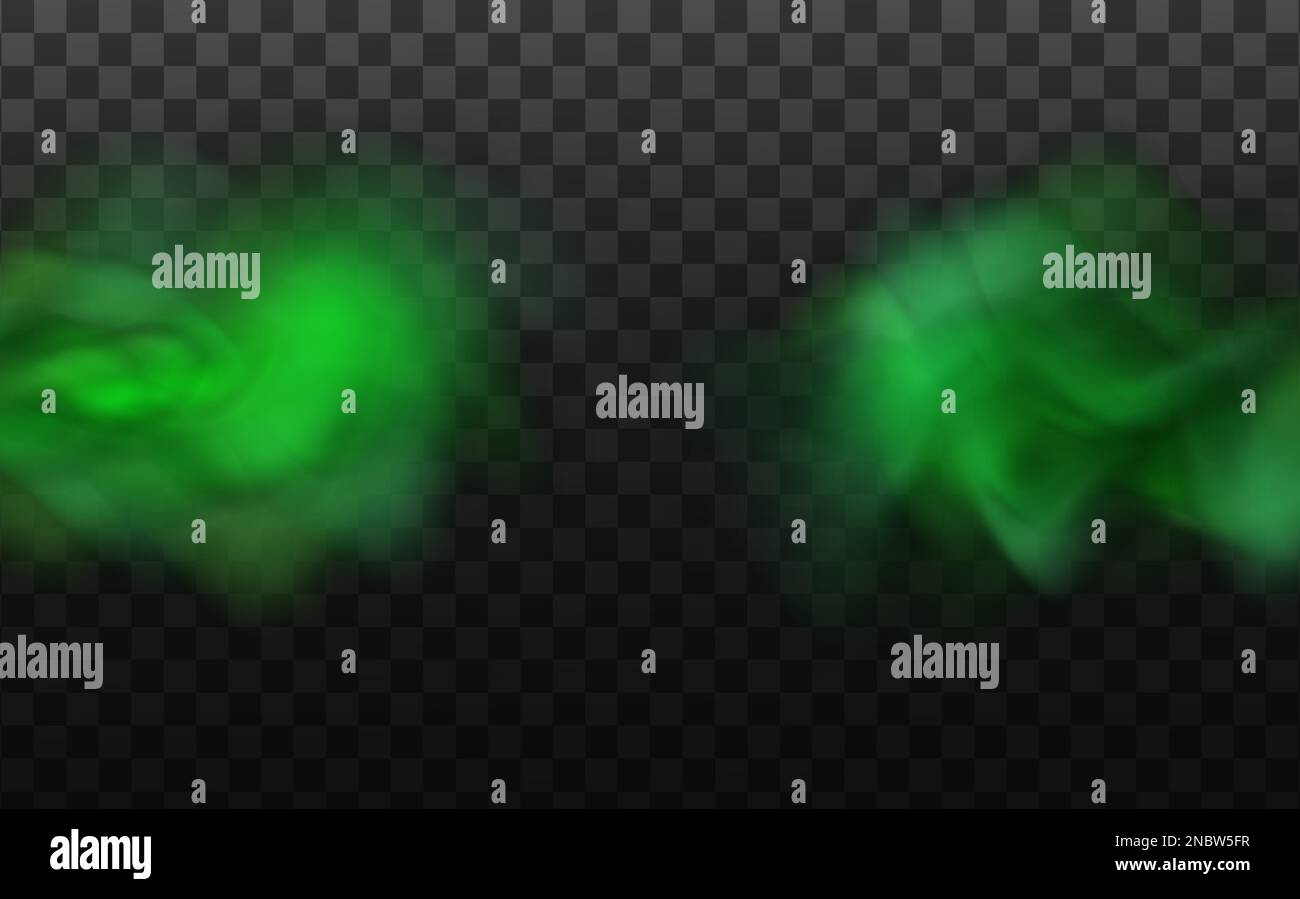 Vector realistic set of stench breath or sweat odor isolated on ...